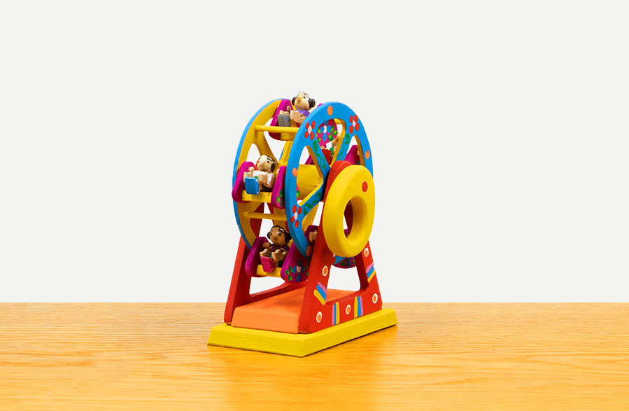 Mini rueda de la fortuna Arcoiris – Casa Mejicú