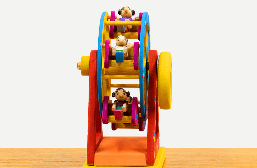 Mini rueda de la fortuna Arcoiris – Casa Mejicú